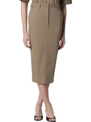 THELATEST Pencil Skirt - Brown