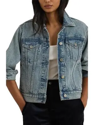 Ralph Lauren Denim Trucker Jacket - Odwin Wash Blue