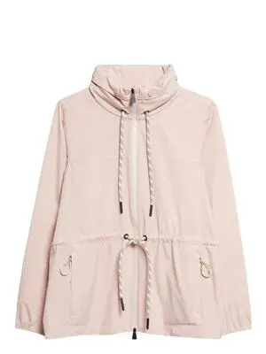 Moncler Soulare Water Repellent Jacket With Packable Hood - Rose Quicksand