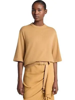 Michael Kors Cashmere T-shirt - Natural