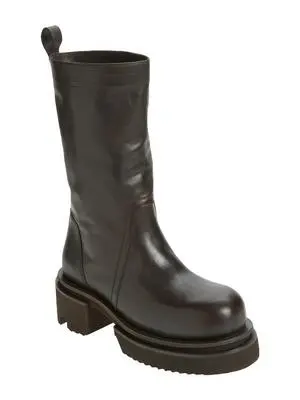 Rick Owens Bogun Platform Boots - Dark Dust