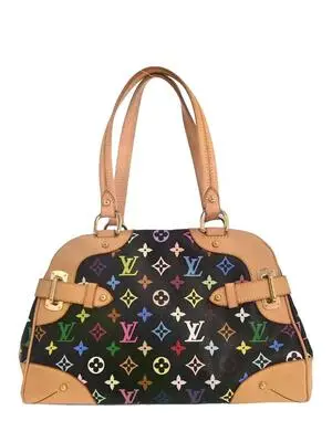 LOUIS VUITTON 2010 Claudia Monogram Tote - Black
