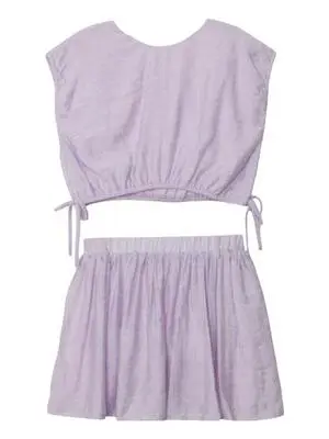 MABEL + HONEY Girlypop Two Piece Set - Purple