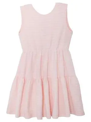 MABEL + HONEY Sleeveless Dress With Gathered Skirt - Pink