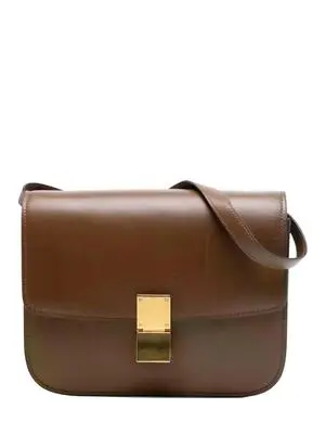 Celine 2017 Medium Classic Box Crossbody Bag - Brown