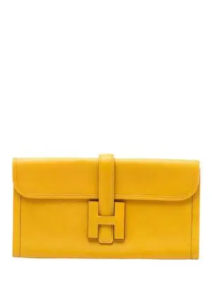 Hermès 2018 Swift Jige Elan 29 Clutch Bag - Yellow