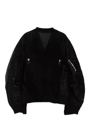 Sacai Paneled Cardigan - Black