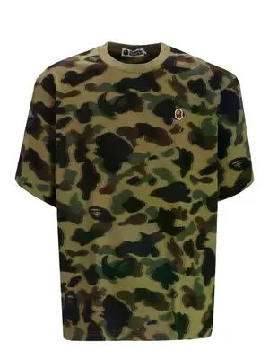 A BATHING APE Camouflage-pattern T-shirt - Neutrals