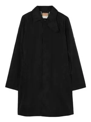 Burberry Nylon Ridgewood Car Coat - Black