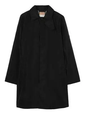 Burberry Short Nylon Ridgewood Car Coat - Black