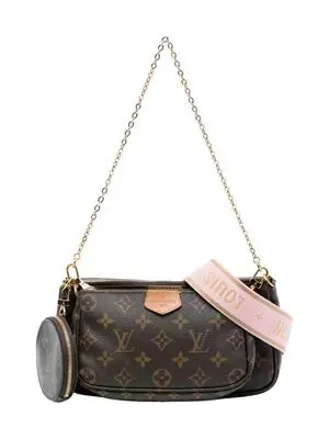 LOUIS VUITTON Monogram Multi Pochette Accessories Satchel - Brown