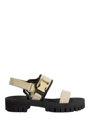 GIUSEPPE ZANOTTI Mederic Touch-strap Sandals - Neutrals
