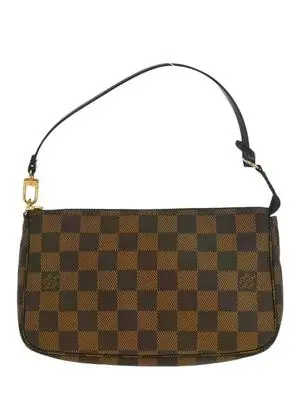 LOUIS VUITTON 2006 Damier Zip Shoulder Bag - Brown