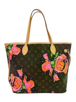 LOUIS VUITTON 2008 Mm Neverfull Monogram Tote - Brown