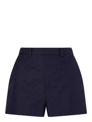 Gucci Twill Jacquard Shorts - Navy