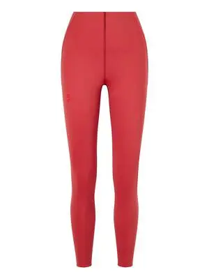On Year Of The Horse 7/8 Cropped Stretch Recycled Leggings - Red