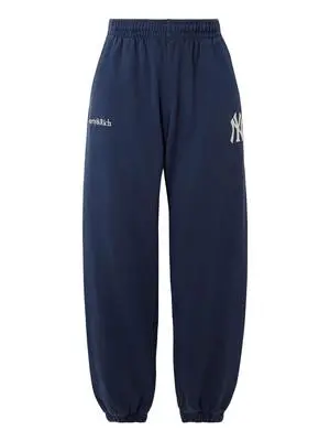 SPORTY & RICH Sporty & Rich '47 And New York Yankees Track Pants Navy