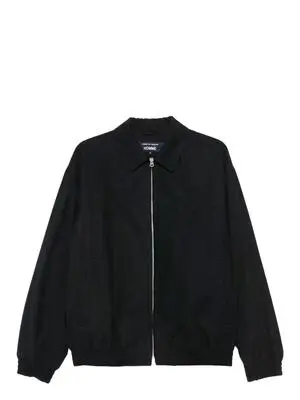 Comme Des Garçons Cotton Zip Jacket - Blue