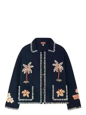 Alanui Remember Me Jacket Blue