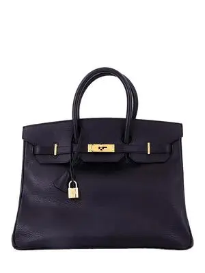 HERMES Birkin 35 Handbag - Noir