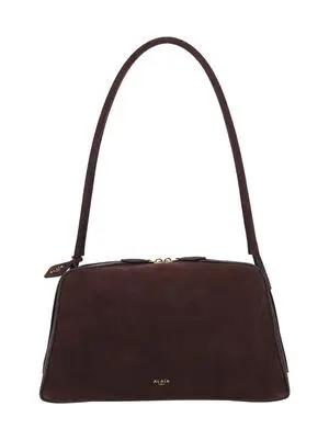 Alaïa Bouledogue Shoulder Bag Brown
