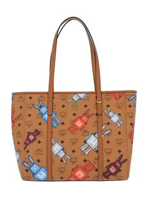 Mcm Toni Tote Bag - Brown