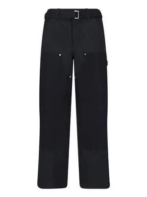 Sacai X Carhartt Wip 'double Knee' Pants - Black