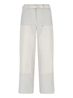 Sacai X Carhartt Wip 'double Knee' Pants - White