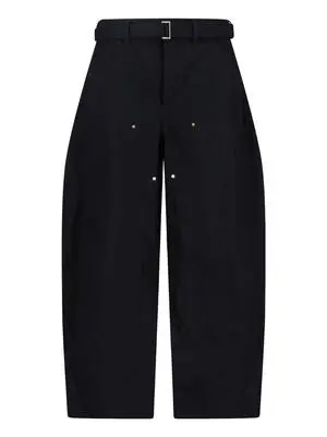 Sacai X Carhartt Wip 'duck' Pants - Black