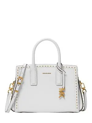 Michael Kors Laila Small Satchel - Optic White