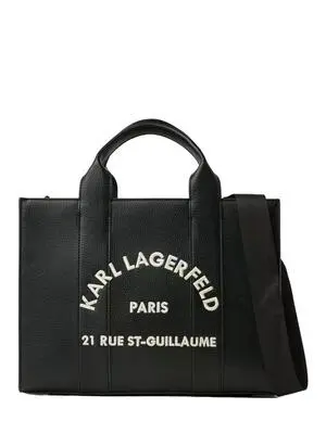 Karl Lagerfeld Rue St-guillaume Medium Tote Bag - Black