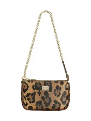 Dolce & Gabbana Calfskin Crossbody Bag With Leo - Print