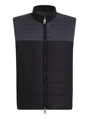 Dolce & Gabbana Padded Scuba Vest - Blue