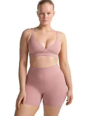 Nike Skims Matte Wrap Bra - Pink