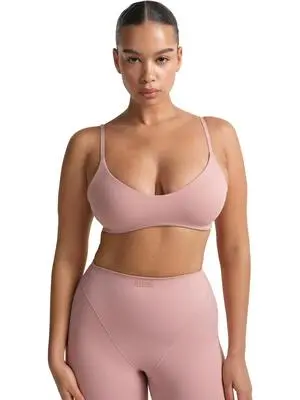 Nike Skims Matte Micro-scoop Bra - Pink