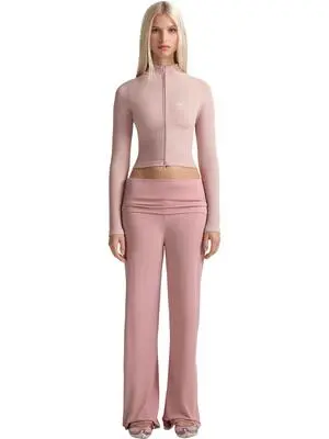 Nike Stretch Knit Wide-leg Pants - Pink