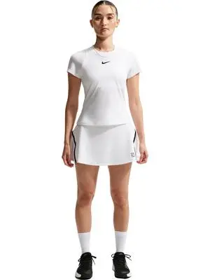 Nike Court Advantage Dri-fit High-waisted Tennis Skirt - White