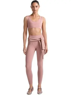 Nike Skims Matte High-waisted V-line 26" Leggings - Pink