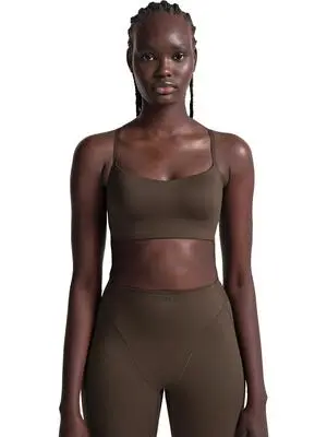 Nike Skims Matte Contour Cami Bra - Brown