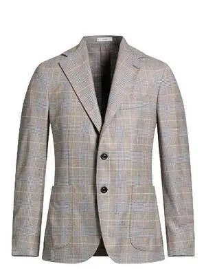 Boglioli Blazer Taupe Size Wool, Silk, Polyamide - Grey