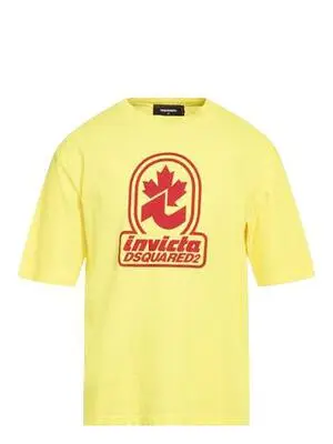 INVICTA X DSQUARED2 T-shirt Size Cotton - Yellow