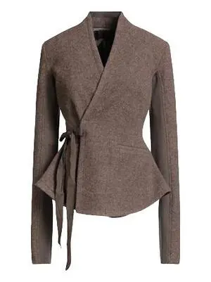 Rick Owens Virgin Wool Jacket - Grey