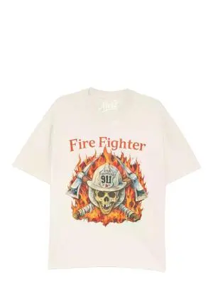 MELT Firefighter Graphic T-shirt - Neutrals