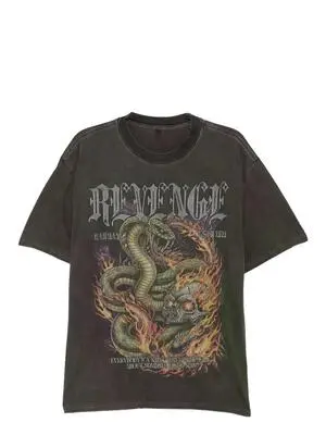 WARMAN Snake Graphic T-shirt - Grey