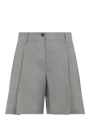 Brunello Cucinelli Pleated Shorts - Grey