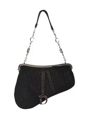 Dior 2003 Trotter Saddle Handbag - Black