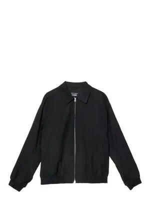 Comme Des Garçons Cotton Zipped Jacket - Black