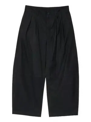 Comme Des Garçons Cotton Trousers - Black