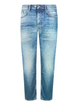 DEPARTMENT 5 Distressed Patch Jeans - Blue