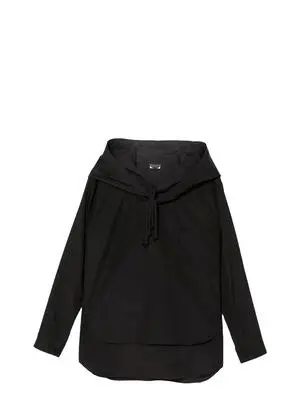 Comme Des Garçons Cotton Hoodie - Black